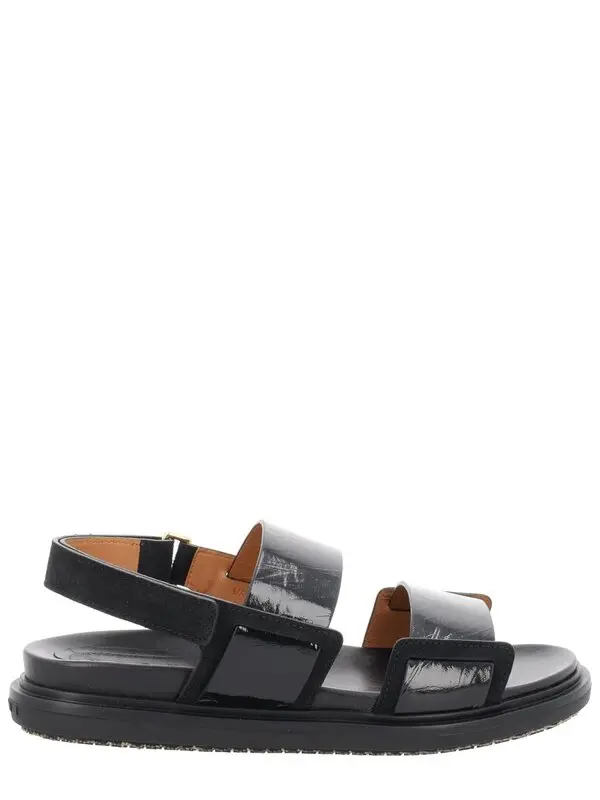 Marni Sandal Fussbett - Black
