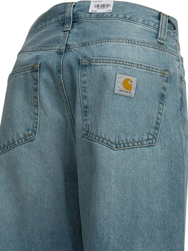 Carhartt Work In Progress Straight Leg Jeans - Light Blue
