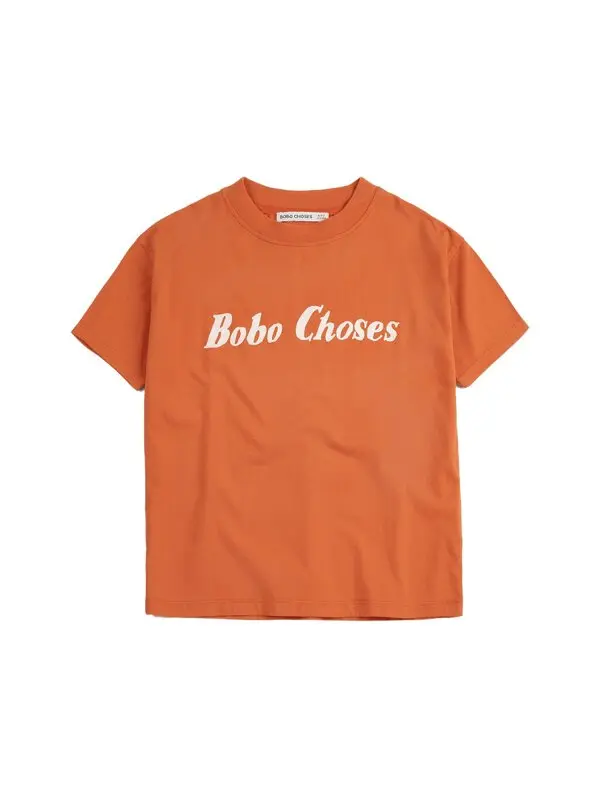 BOBO CHOSES T-shirt With Logo - Orange
