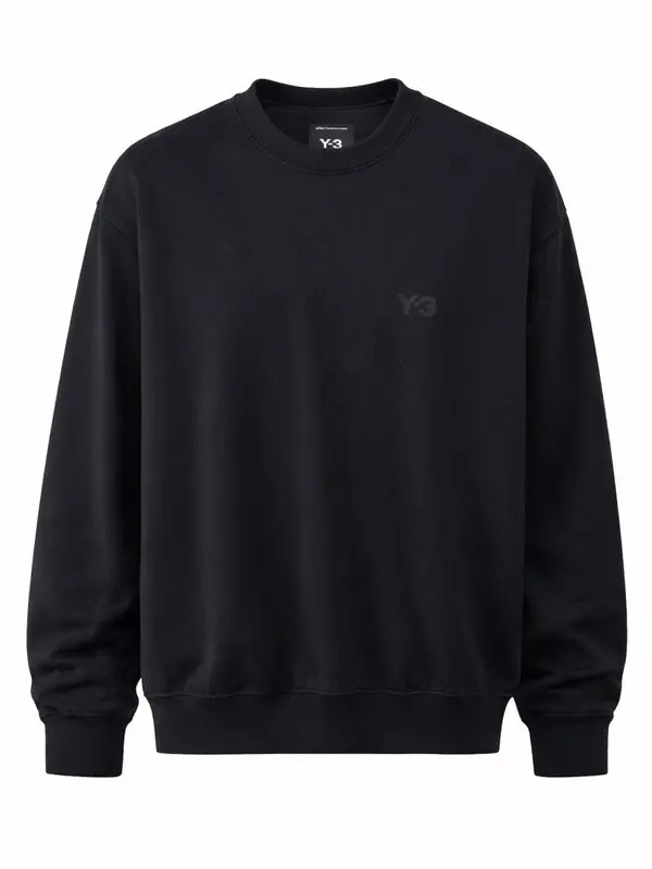 Y3 Cotton Sweatshirt - Black