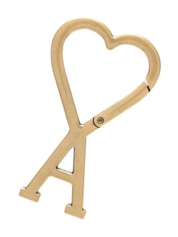 Ami Heart Carabiner Keychain - Laiton Vibré