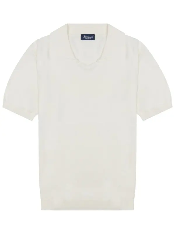 DRUMOHR Cotton Polo - White