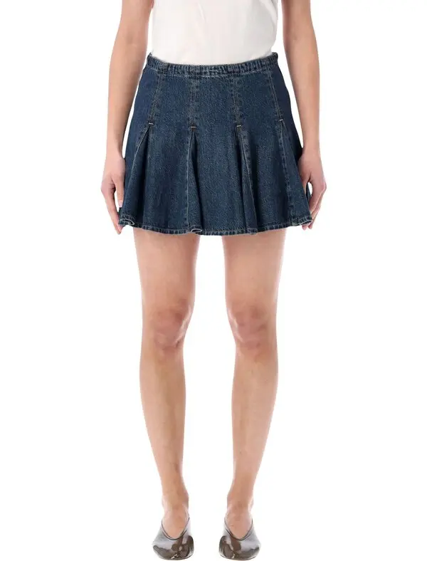 LEVI'S Denim Mini Skirt - Fell Off Dark Blue