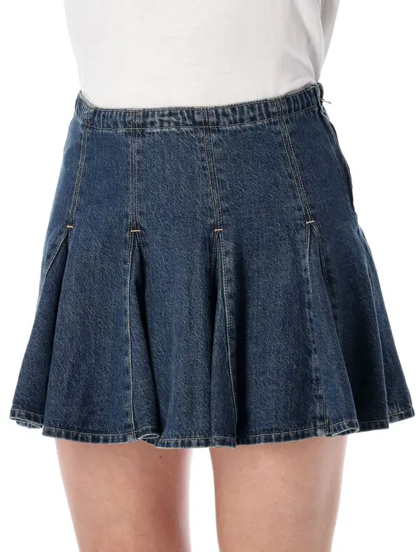 LEVI'S Denim Mini Skirt - Fell Off Dark Blue