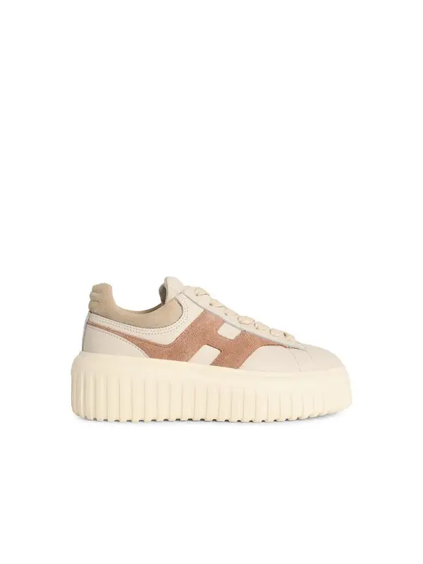 Hogan H Stripes Sneakers - Beige