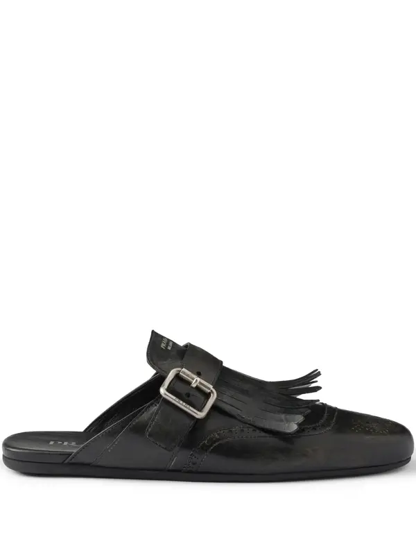 Prada Shuffle Mules - Nero