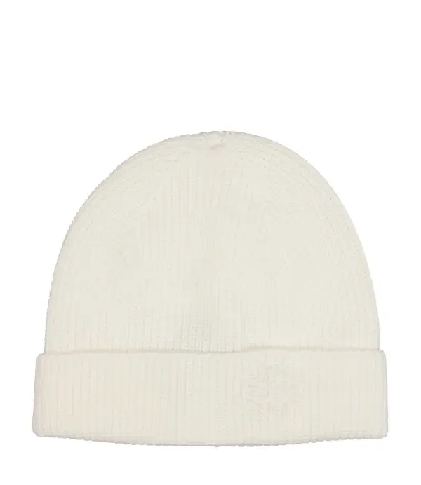 Tagliatore Wool Beanie - White