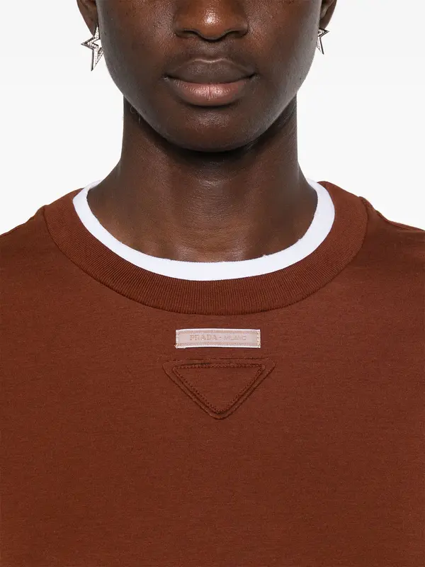 Prada Cotton Layered T-shirt