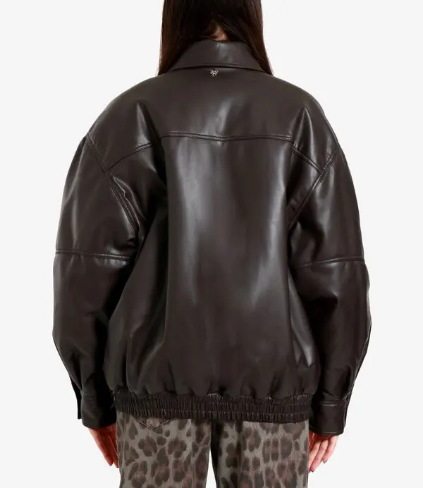 ANIYE BY Leather Jacket - Brown