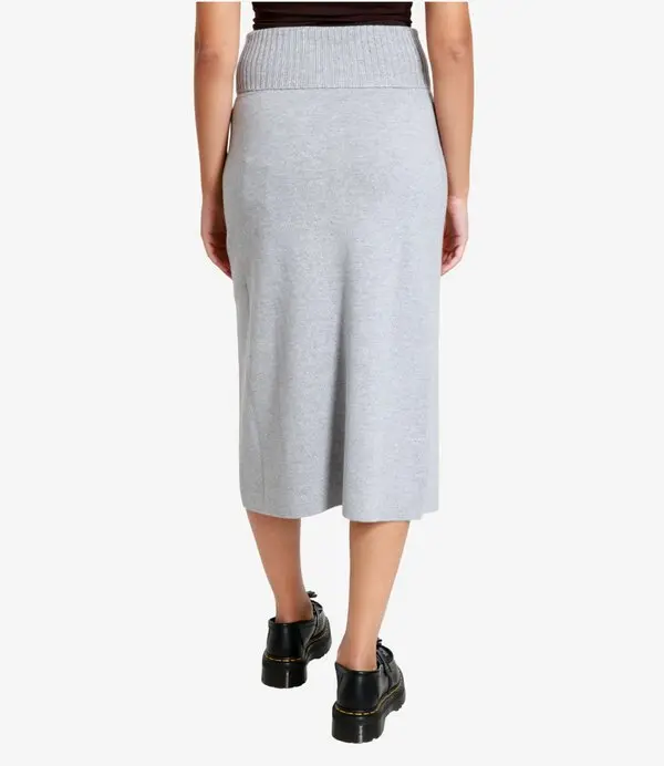 GRAN SASSO Straight Merino Wool Skirt