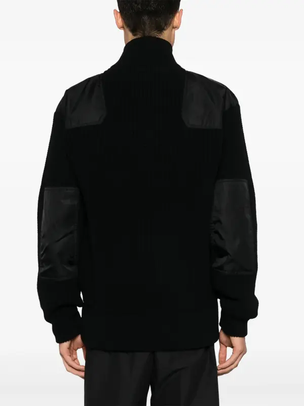 Prada Re-nylon Panelling Cardigan