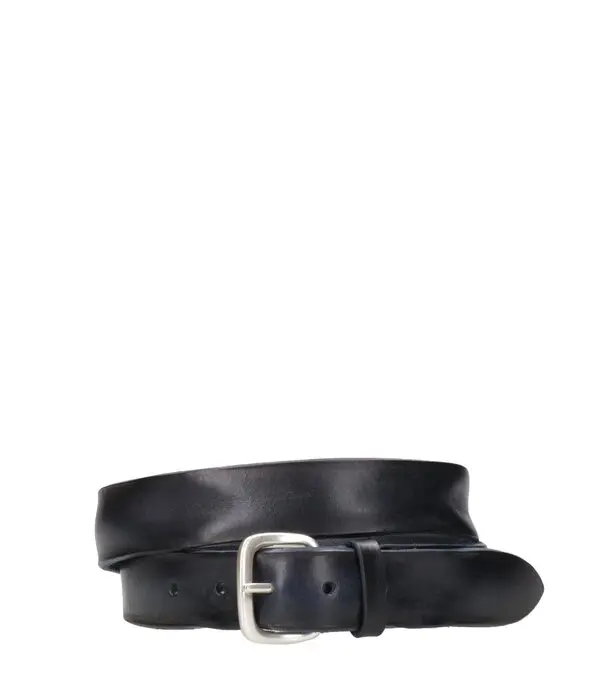 ORTIGNI Leather Belt - Blue