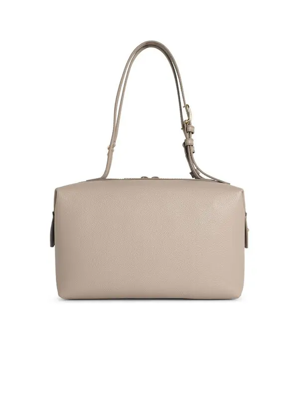 Furla Double Linen Leather Bag