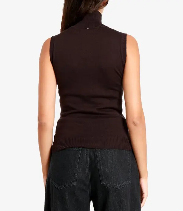 Sportmax Sleeveless Turtleneck Top