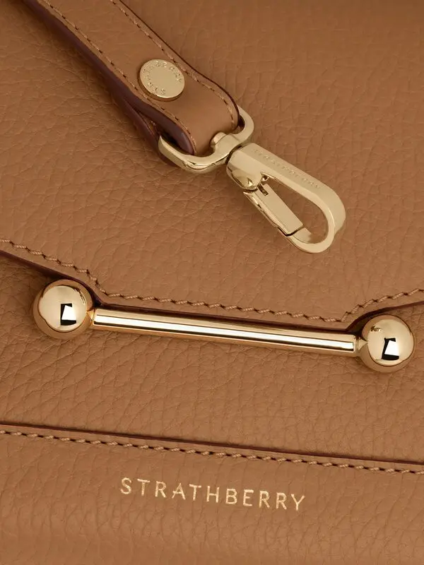Strathberry Mosaic Nano Bag - Brown