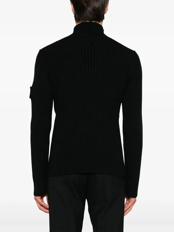 Prada Logo Lettering Virgin Wool Sweater
