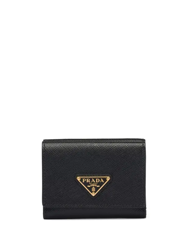 Prada Small Saffiano Wallet - Nero