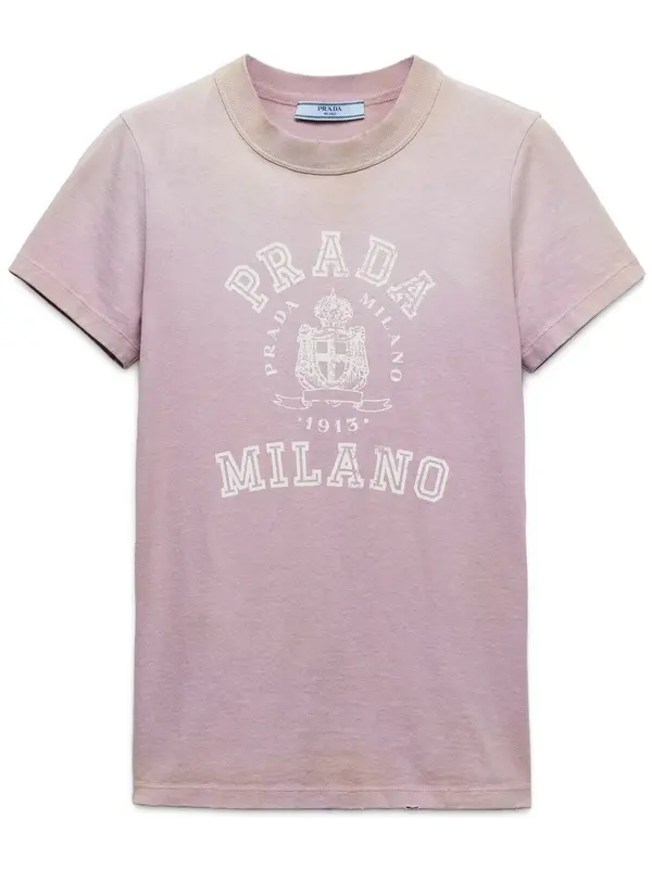 Prada Logo Print T-shirt