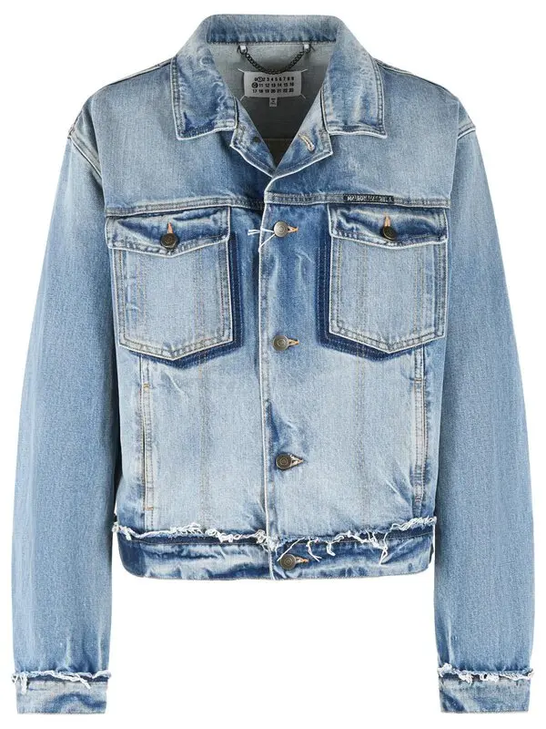 MAISON MARGIELA Cotton Jacket - Light Blue