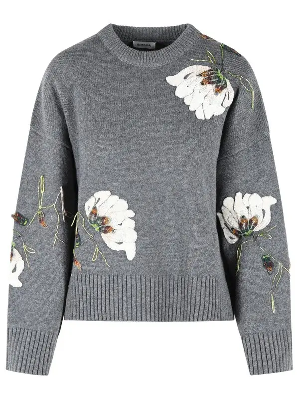 Simkhai Dawna Wool And Cashmere Sweater - Grey