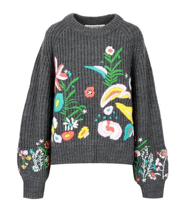 ROY ROGER'S Embroidered Sweater
