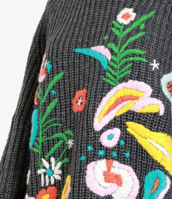 ROY ROGER'S Embroidered Sweater