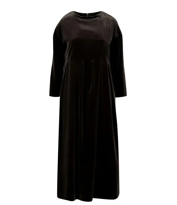 Max Mara Velvet Fit & Flare Dress