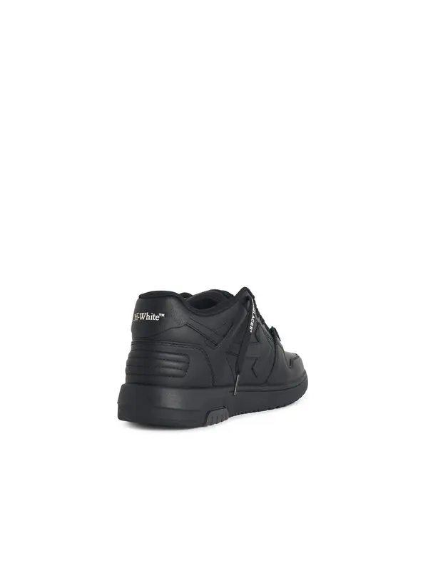 Off White O.o.o. Leather Sneakers - Black