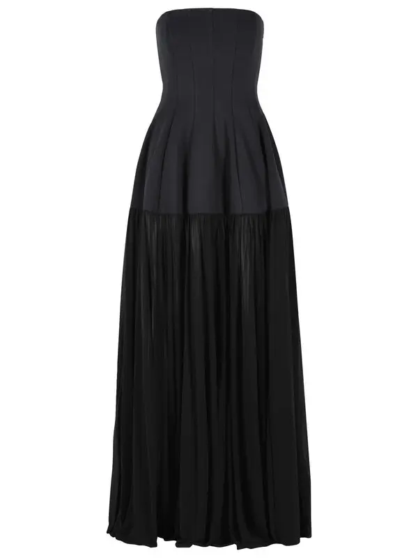 Simkhai Sandrine Viscose Dress - Black