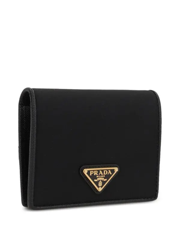 Prada Triangle Logo Bi Fold Wallet