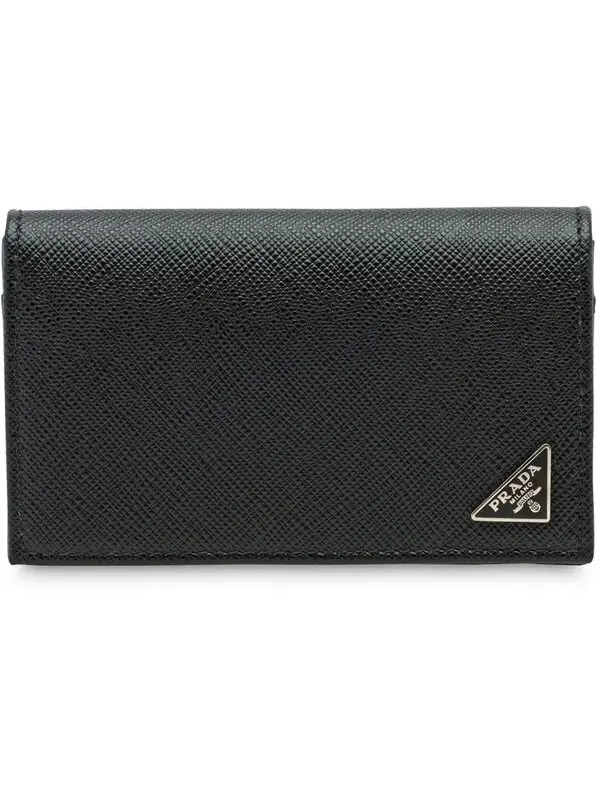 Prada Saffiano Leather Card Holder - Nero