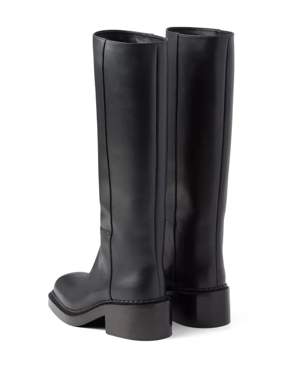 Prada Knee-high 55mm Leather Boots