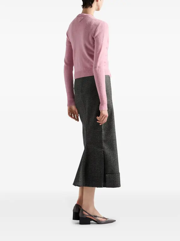 Prada A-line Maxi Skirt - Nero