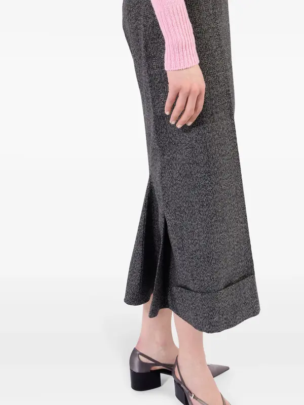 Prada A-line Maxi Skirt - Nero