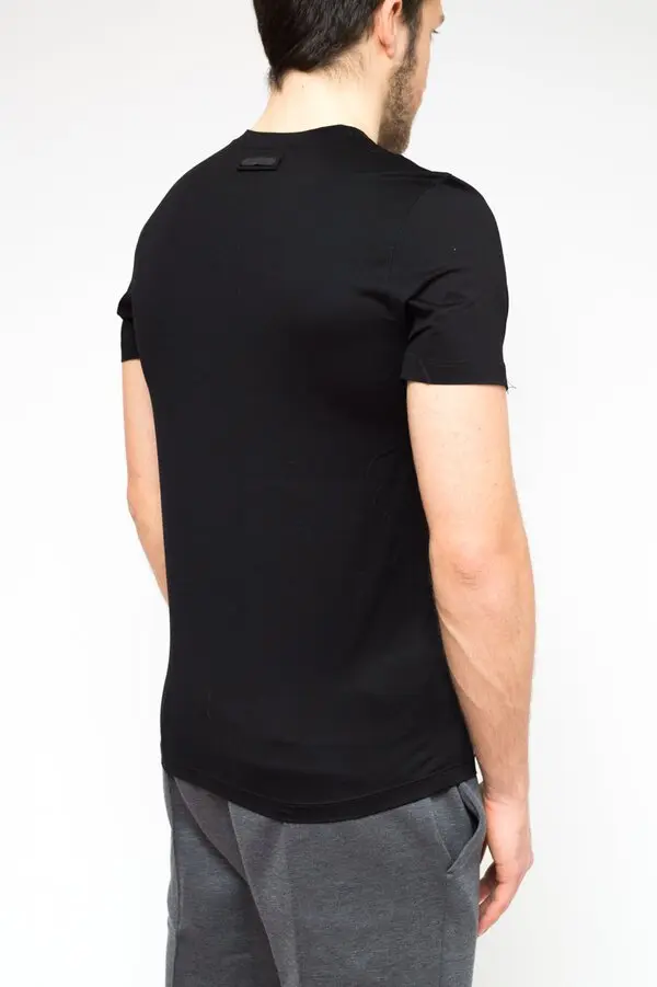 Prada Crew Neck T Shirt Black