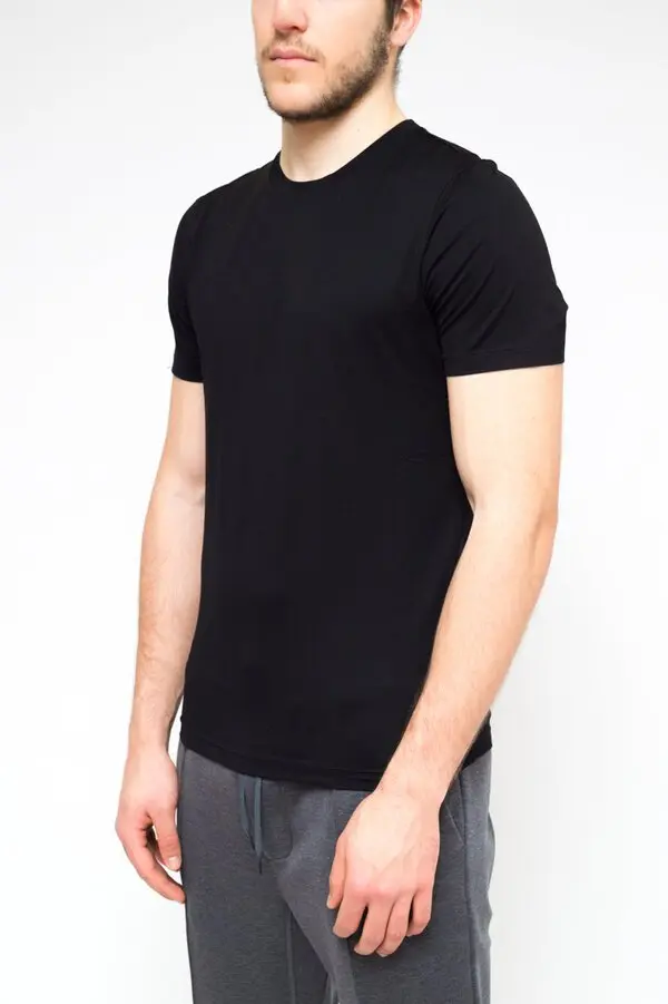 Prada Crew Neck T Shirt Black