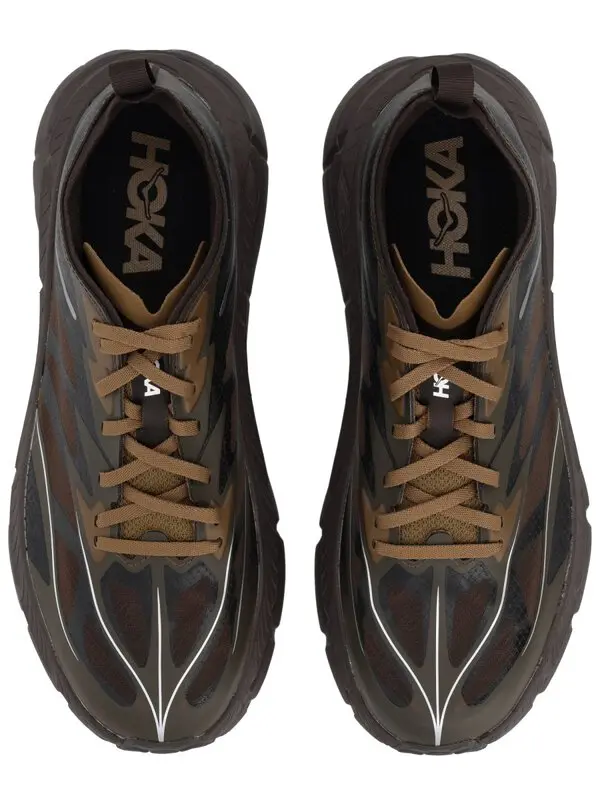 Hoka One One Mafate Speed 4 Lite Sneakers - Brown