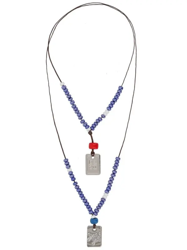 Dsquared2 Logo Plaque Necklace - Multicolour
