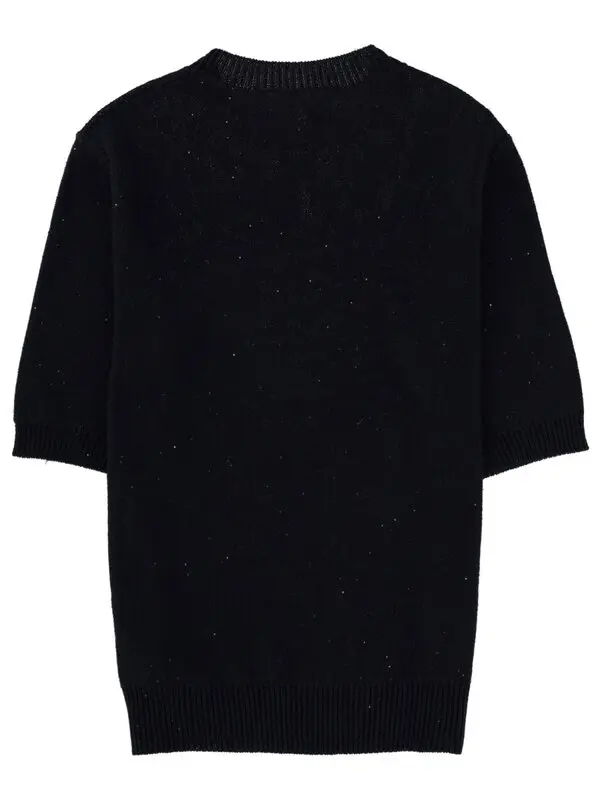 Fabiana Filippi Linen Blend T-shirt - Blue