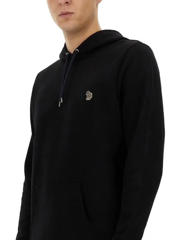 Paul Smith Regular Fit Hoodie - Black