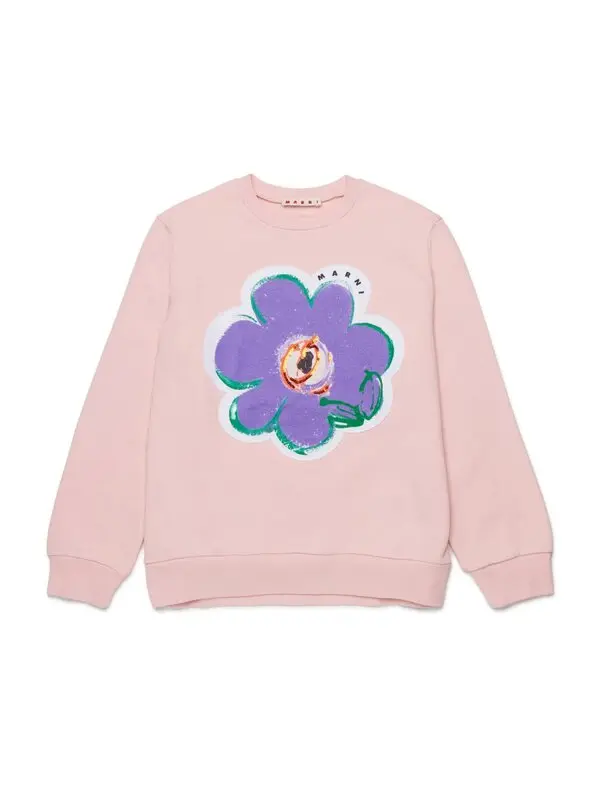 Marni Sweatshirt With Floral Logo