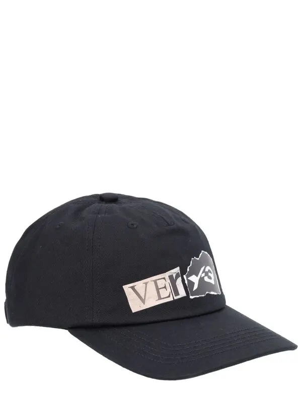 Y3 Logo Print Baseball Cap