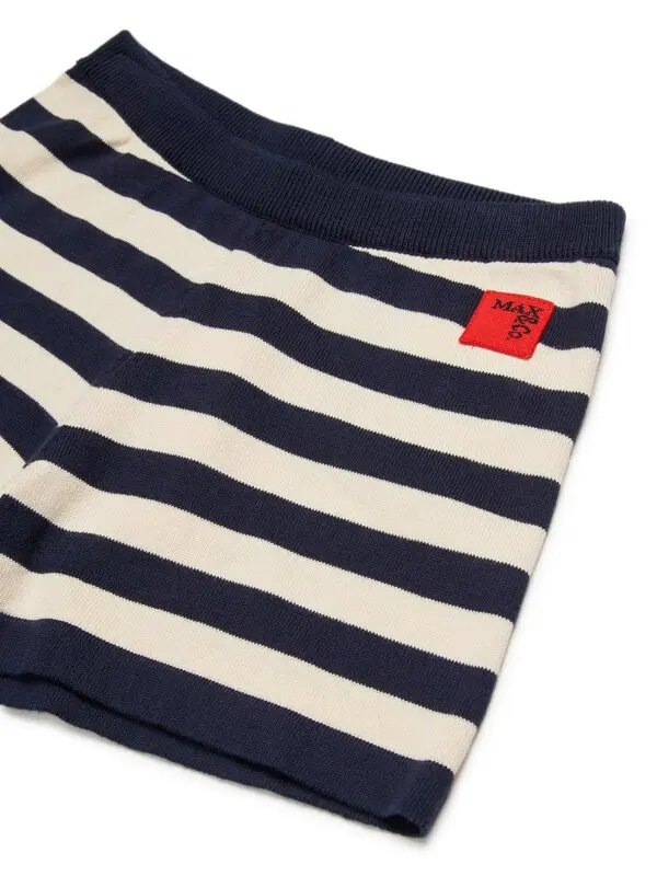 MAX&CO. Striped Bermuda Shorts