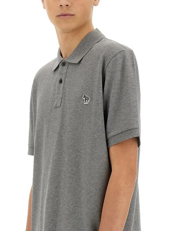 Paul Smith Zebra' Polo - Grey