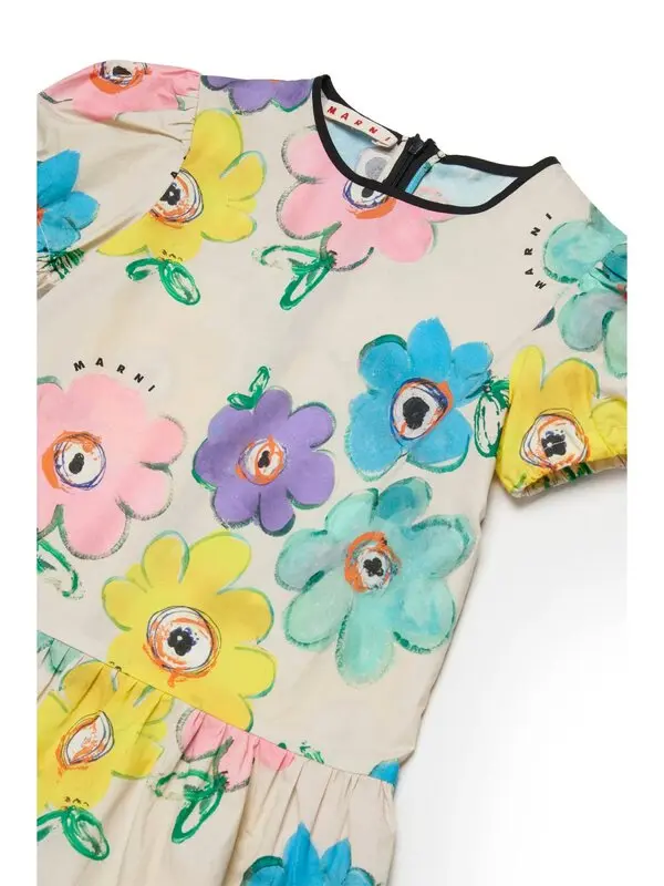 Marni Floral Print Dress