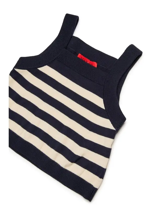 MAX&CO. Striped Cotton Tank