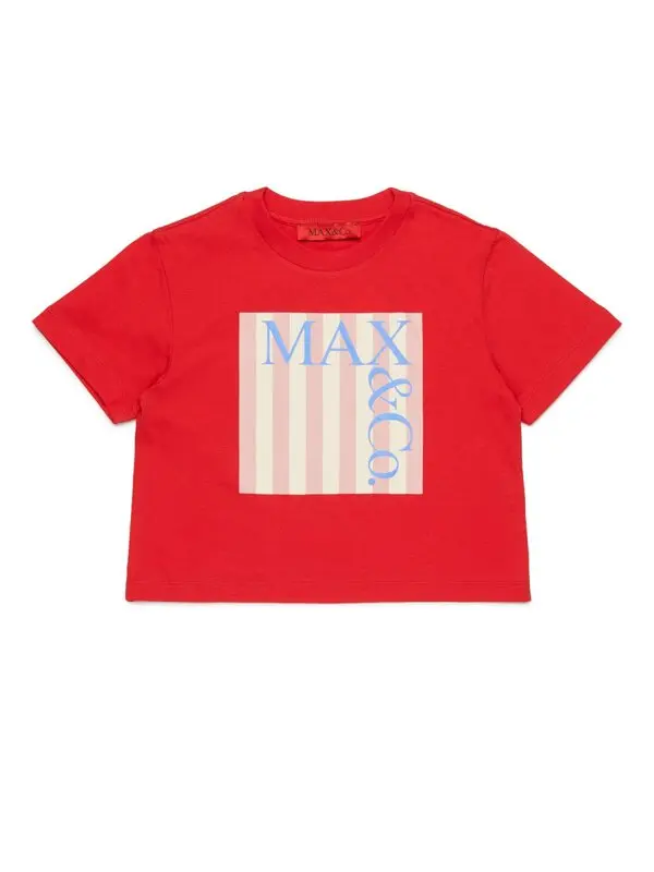 MAX&CO. T-shirt With Logo - Red