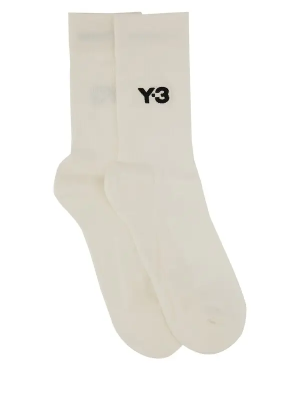 Y3 Classic Crew Socks - White