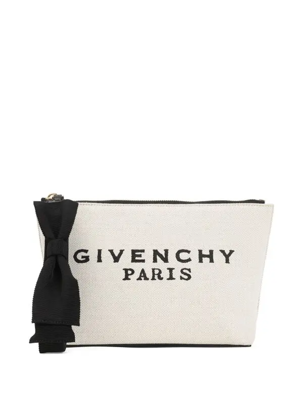 Givenchy Lovo Cotton Pouch - Beige