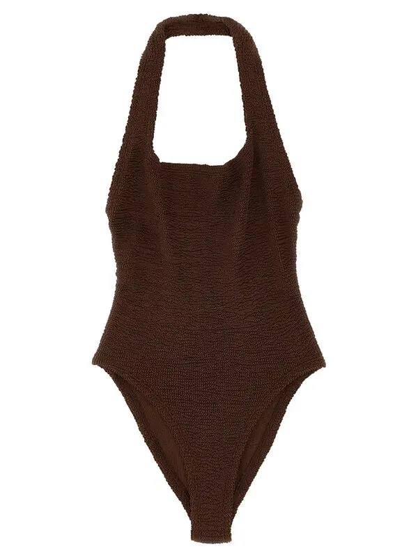 Hunza G Sandy One-piece Swimsuit - Brown